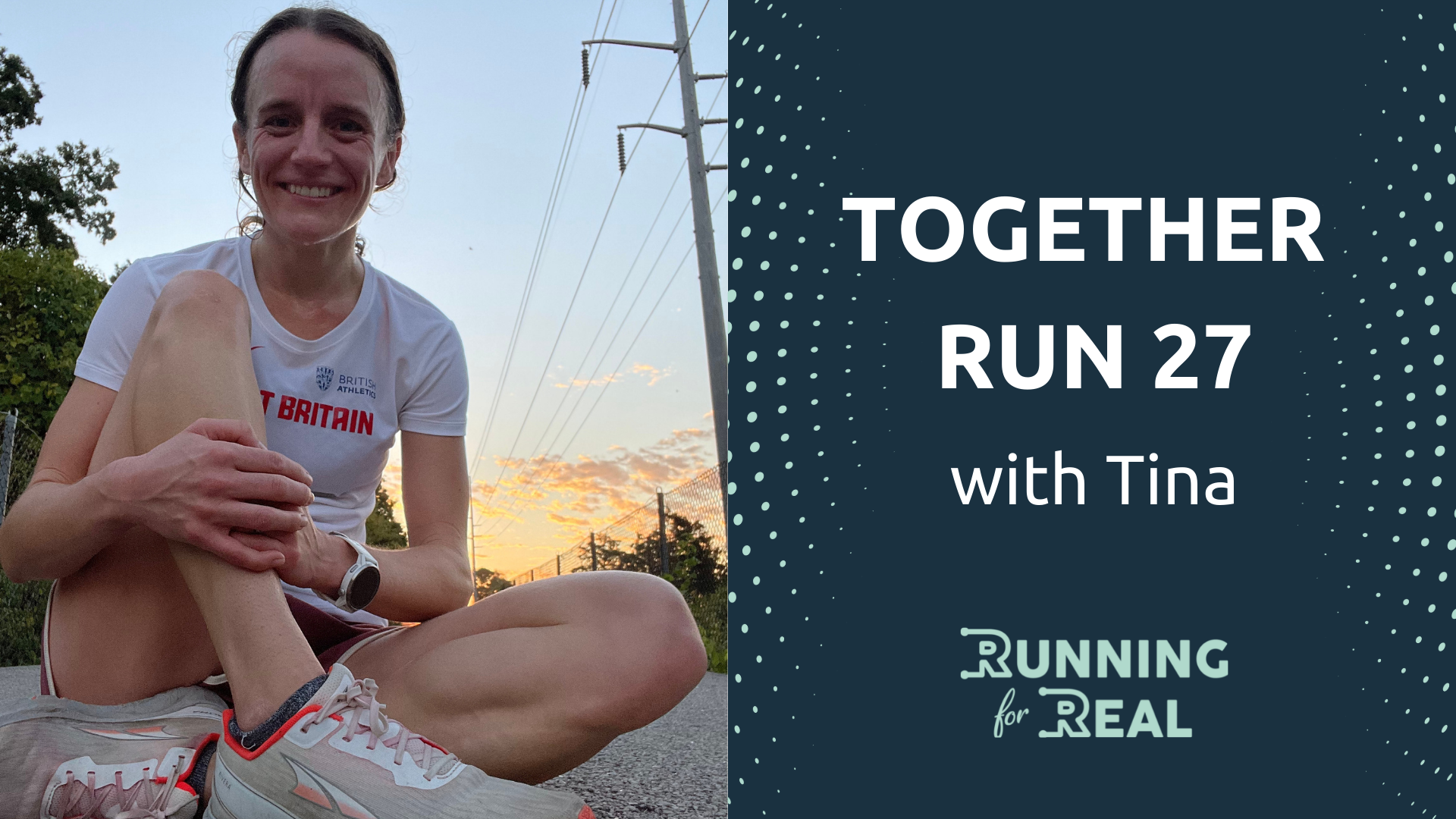 Together Run 27 with Tina: 30, 45, 60 minute Run - Running For Real ...
