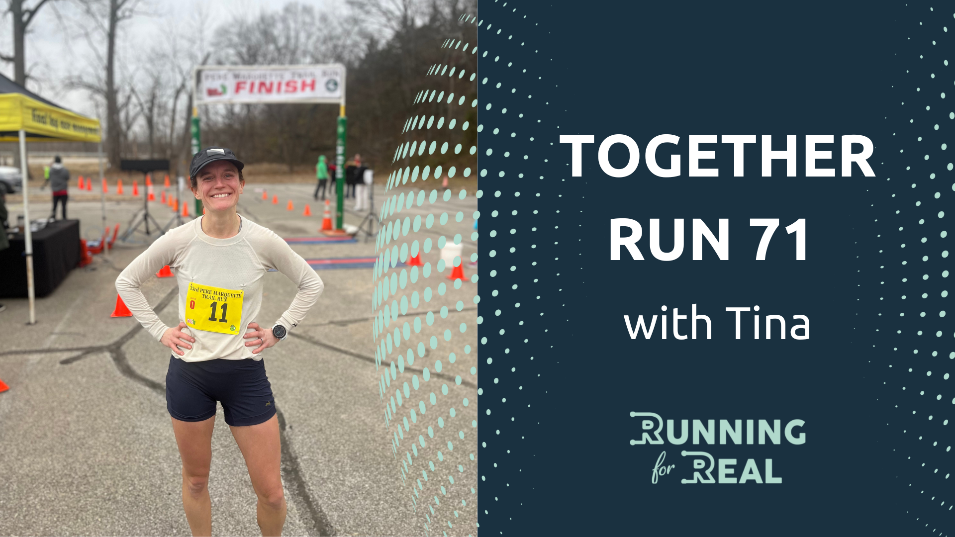 Together Run 71 Tina: 30, 45 minute run - Running For Real with Tina Muir